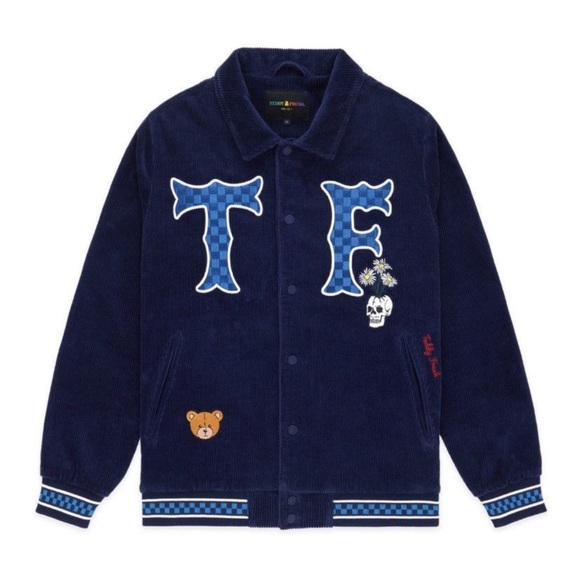 Teddy Fresh | Jackets & Coats | Rare Teddy Fresh Baseball Corduroy ...